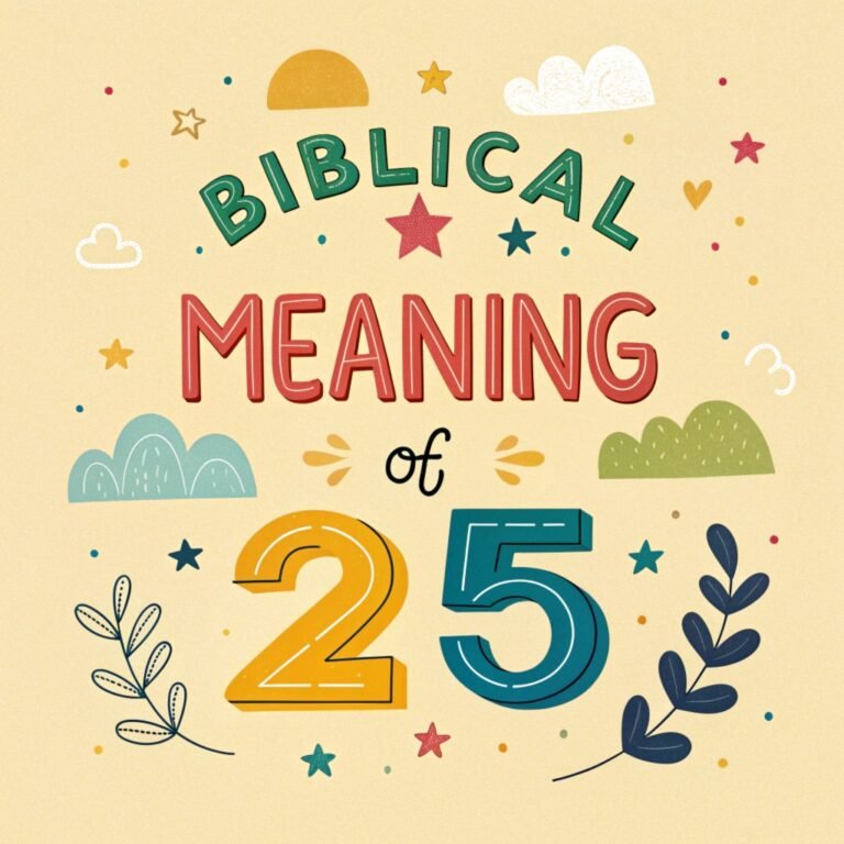 The Biblical Significance of 25: Secrets of Divine Favor