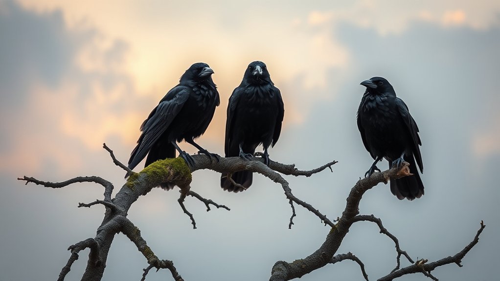Three Crows Spiritual Meanings: Mystery & Transformation